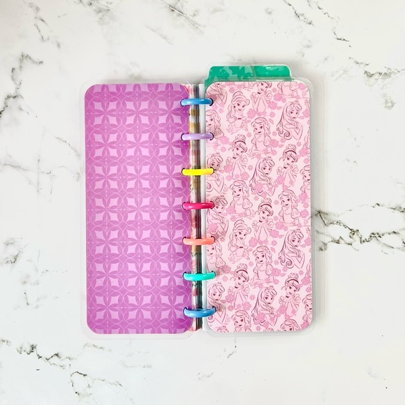 Hand Crafted | Office | Disney Princess Skinny Mini Happy Planner Size ...